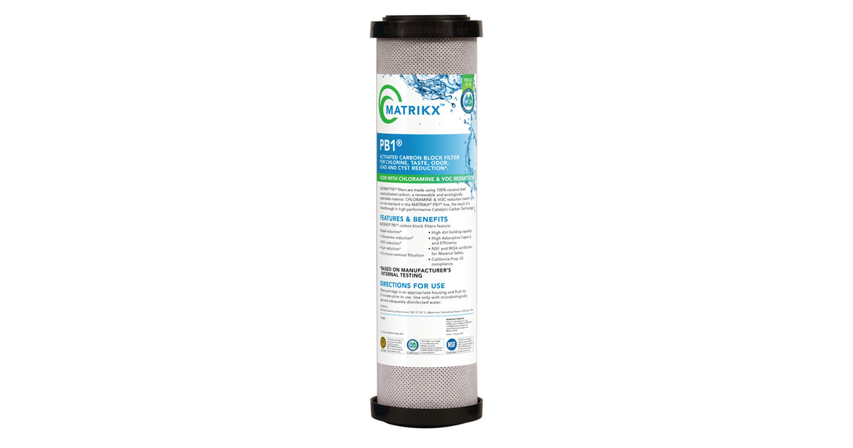 Matrikx PB1 0,5μm Replacement Activated Carbon Filter